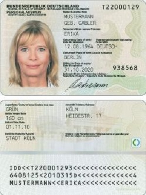 Germany ID card